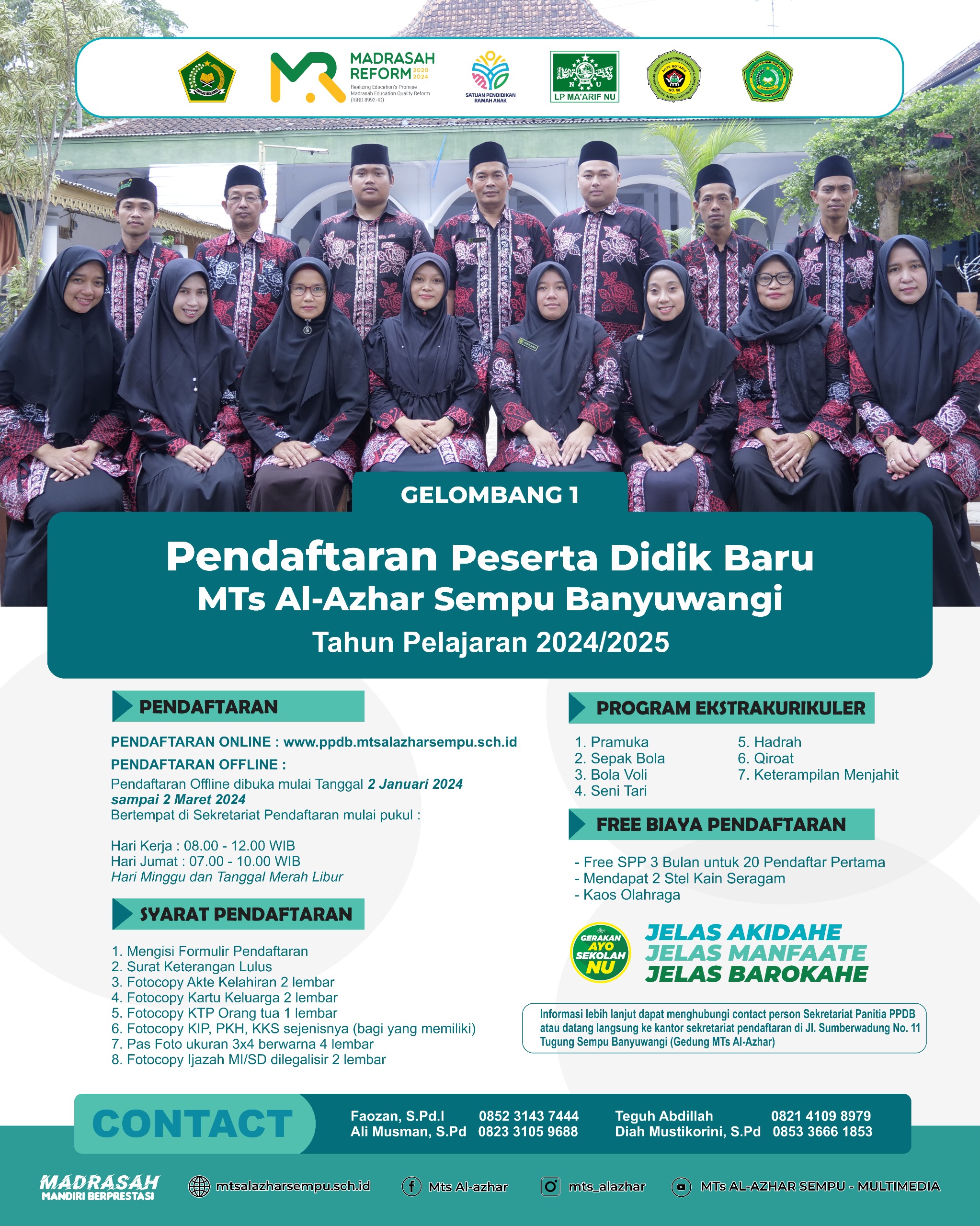 MTs AL-AZHAR SEMPU - Gerakan Sekolah di MA'ARIF NU